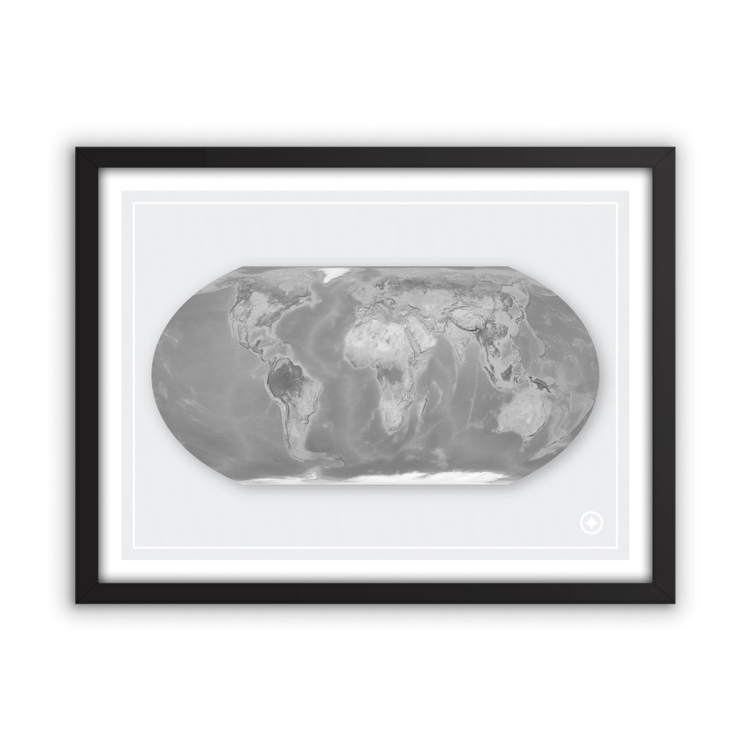 Equal Earth Projection World Map | Windrose Maps