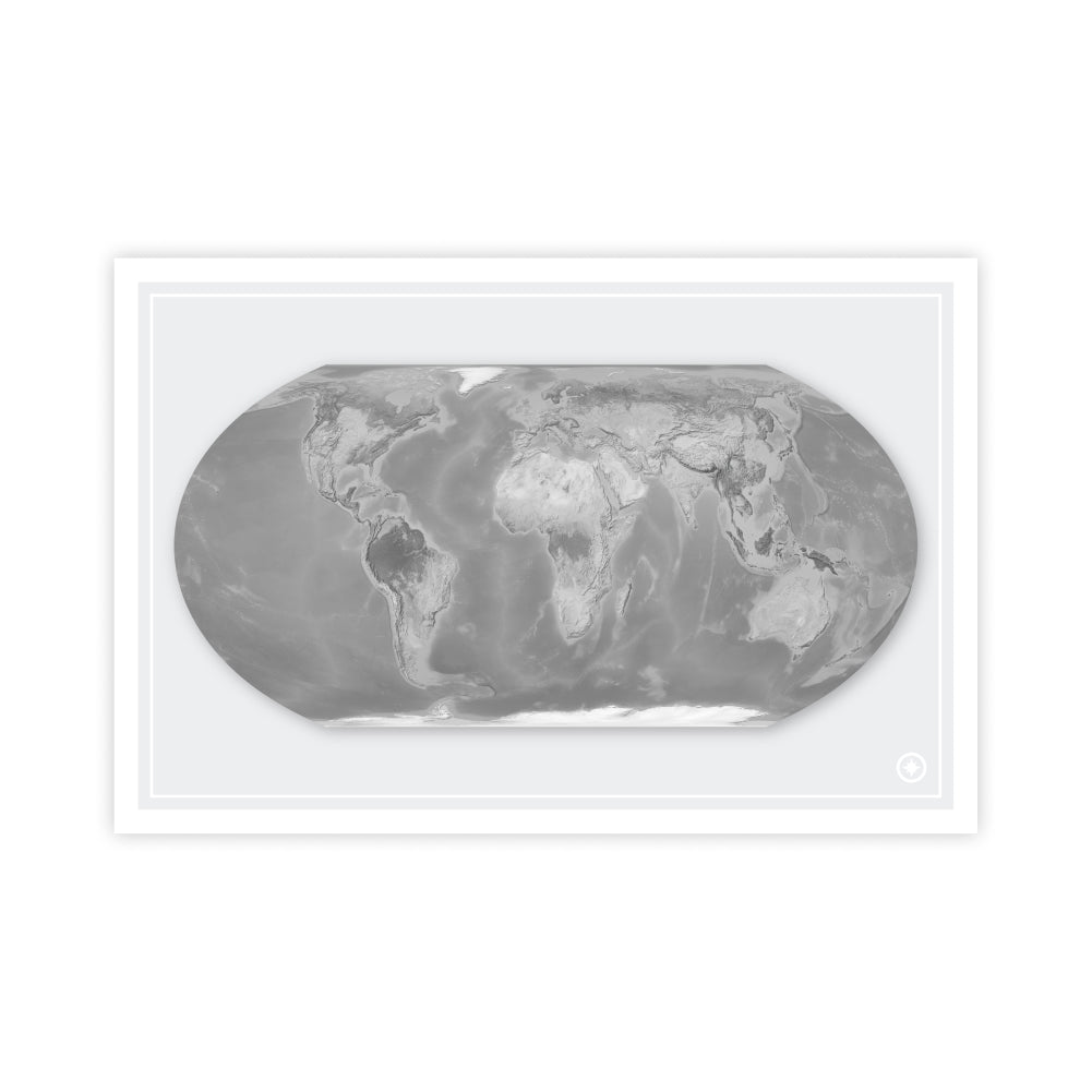 Equal Earth Projection World Map | Windrose Maps